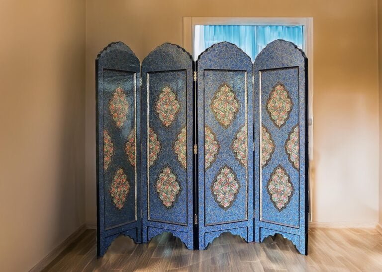 Floral Nightingale Wall Panel - Persian Elegance - Kashmir Expo